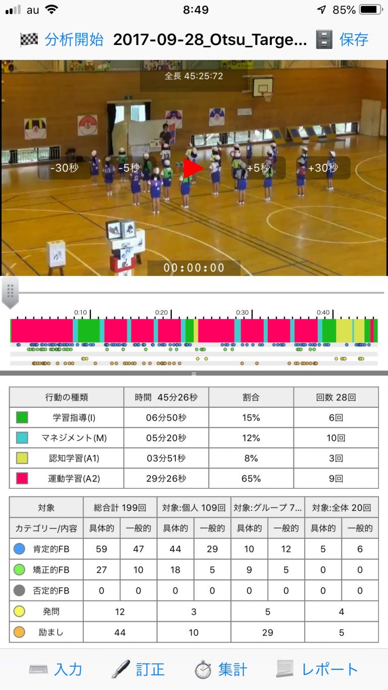 Lesson Study Analyst for Physical Education – 体育授業分析アプリ